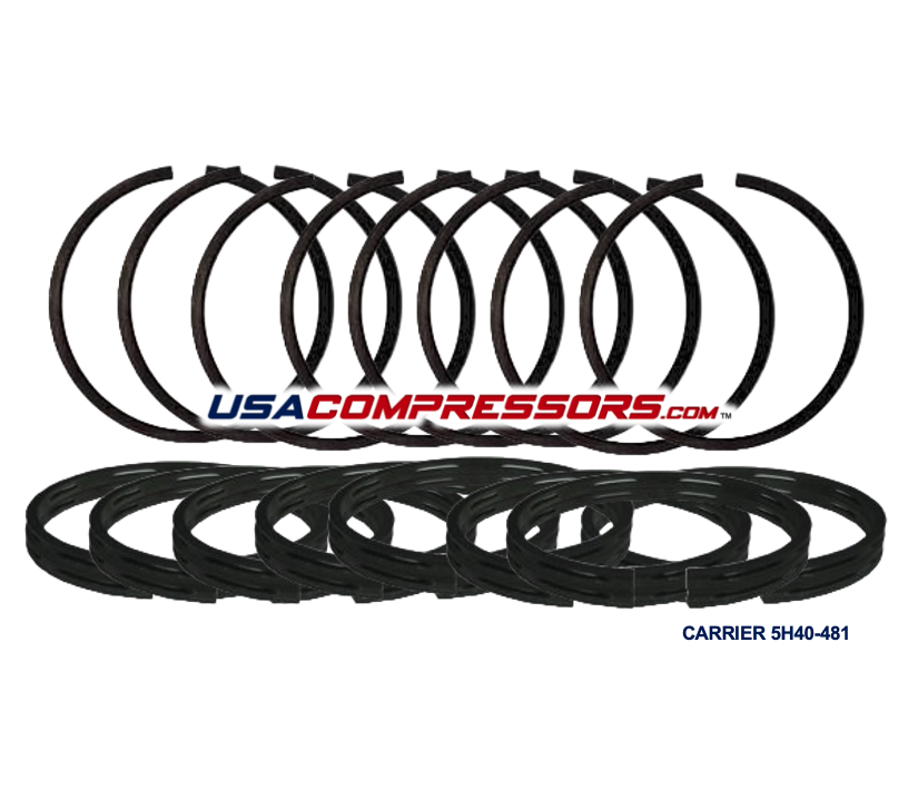 CARRIER 5H40 481 PISTON RING KIT – usacompressors.com