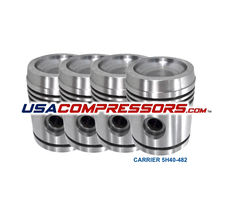 CARRIER 5H40 482 PISTON 5H40 KIT – usacompressors.com